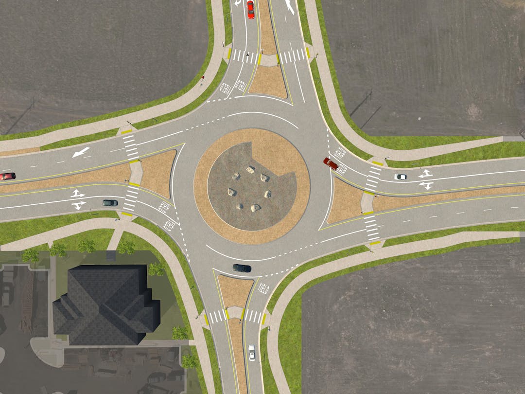 Lake Hazel and Maple Grove Roundabout | ACHD Engage