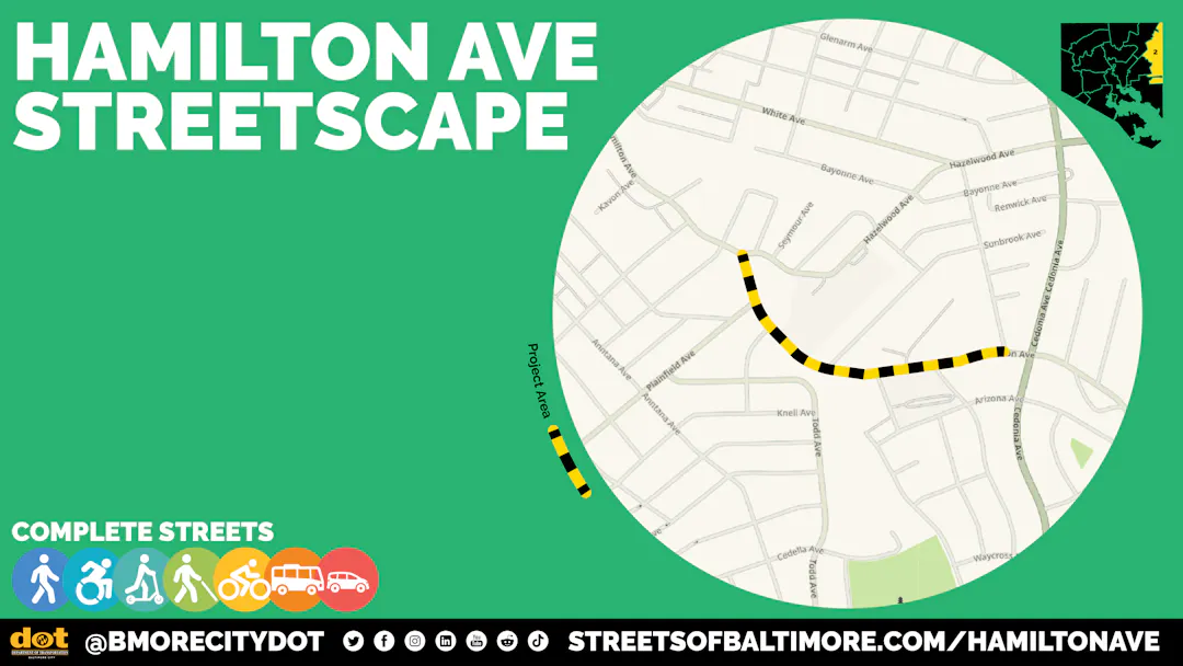 Hamilton Avenue Streetscape | Streets of Baltimore