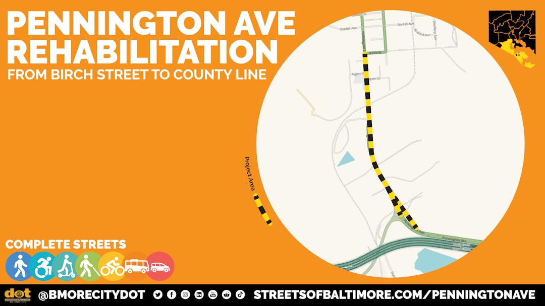 Pennington Ave Rehabilitation from Birch St to County Line | Streets of ...