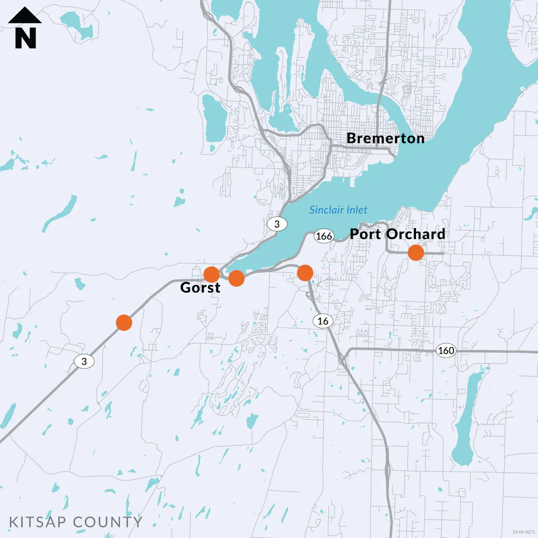 SR 3, SR 16 and SR 166, Gorst Vicinity - Remove Fish Barriers | WSDOT ...