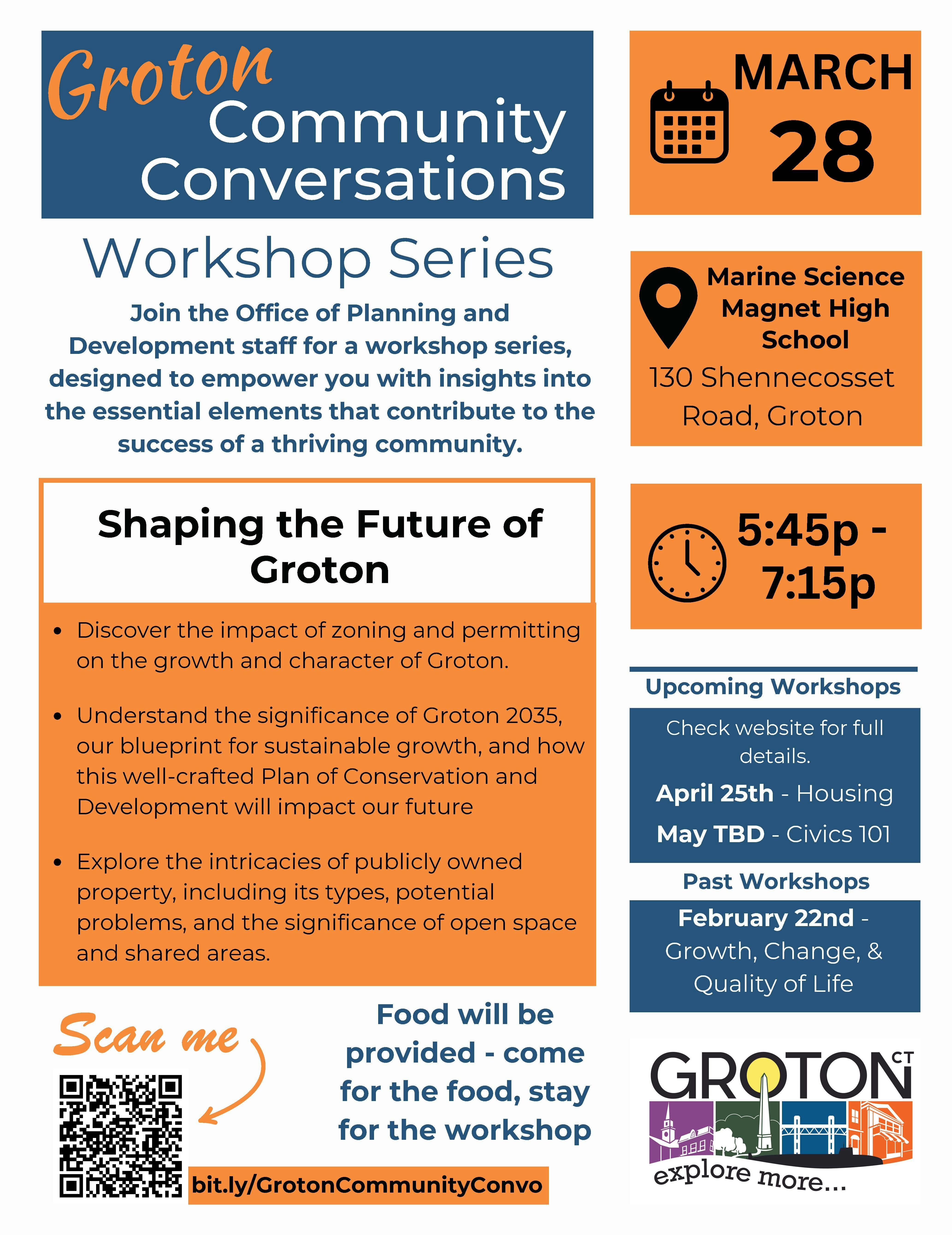 Groton Community Conversations Workshop Series | Greater Groton