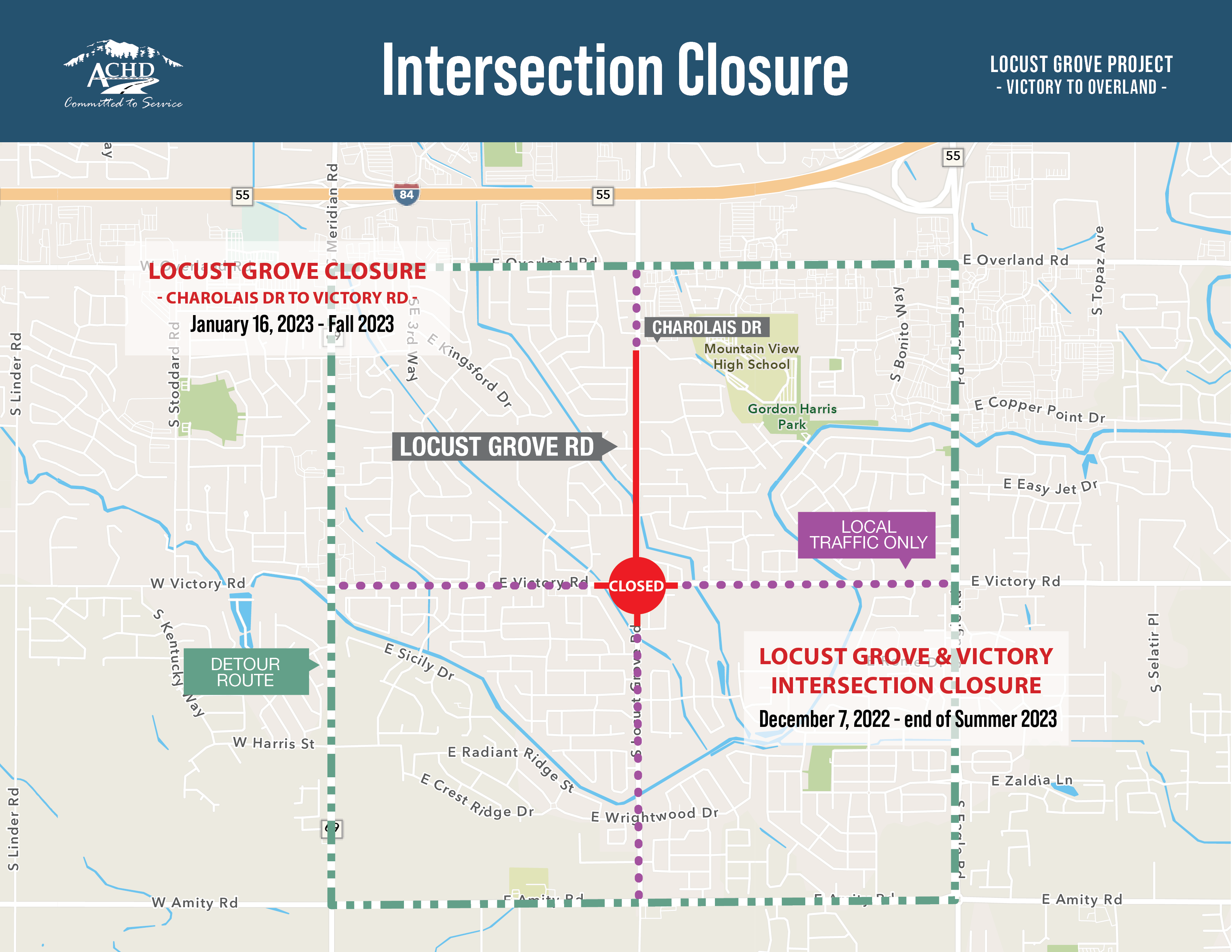 Updated Locust Grove & Victory Intersection Closure | Locust Grove Road ...